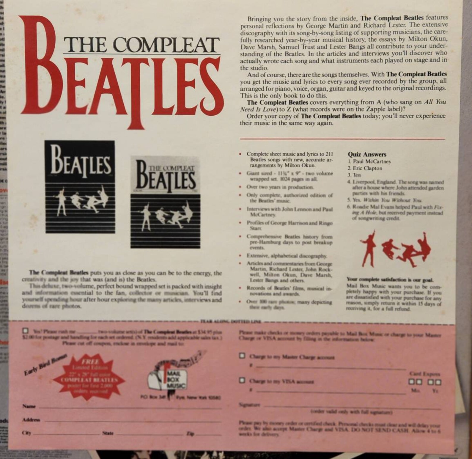 The Beatles the Beatles Rarities LP C1980 Capito Records SMAL-12060 ...