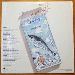 John Lennon Shaved Fish C1975 John Sings His Greatest Hits Capitol ...