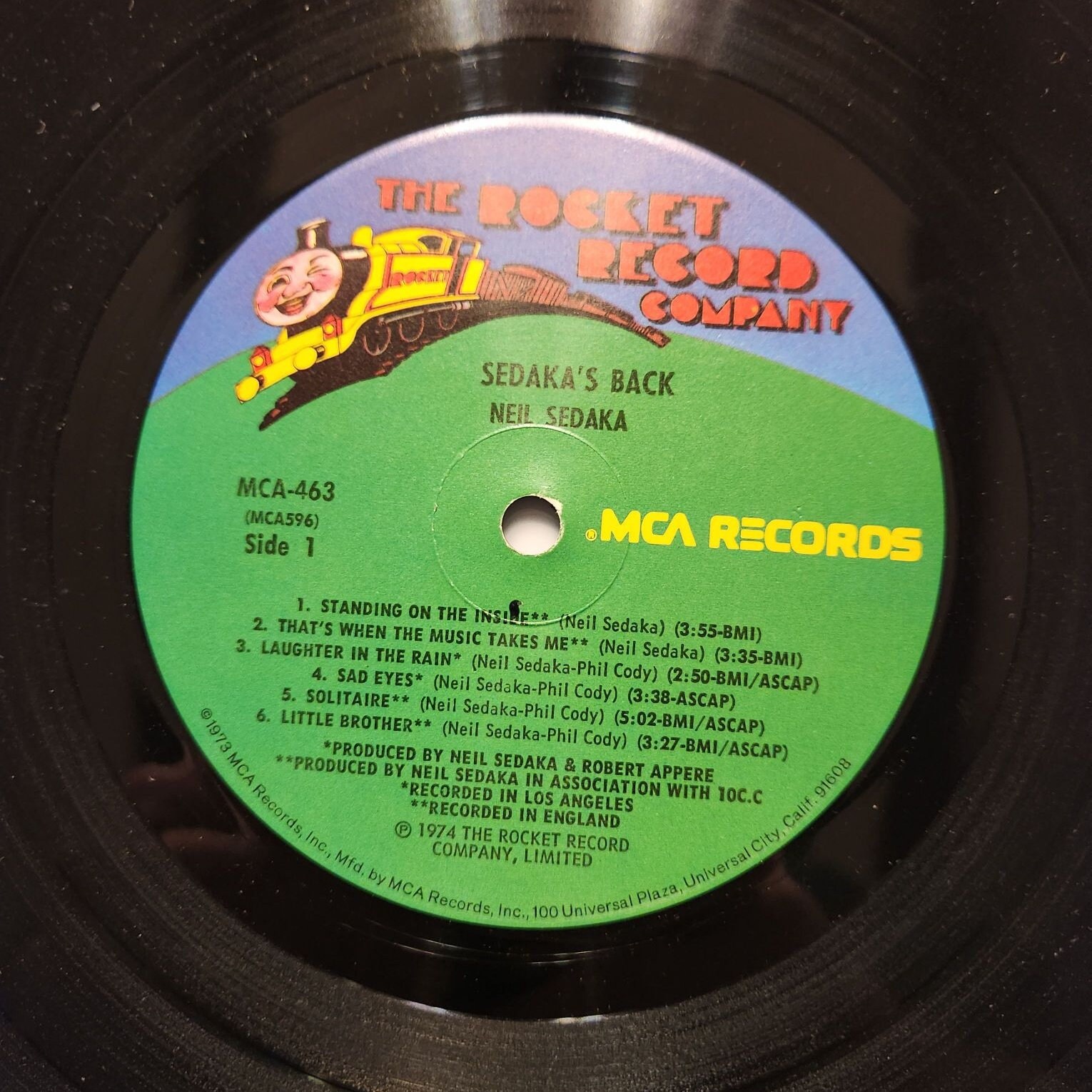 Neil Sedaka Sedaks Back Beautiful Mint Vinyl C1974 the Rocket Record Co MCA-463 Beautiful Copy ...