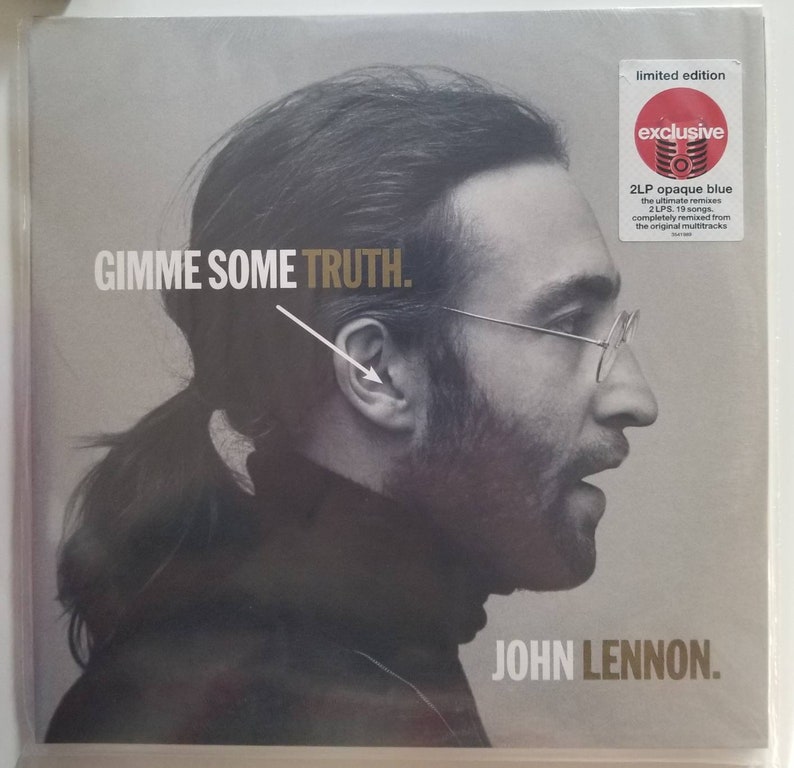 John Lennon Gimme Some Truth 2 Lp Set Super Rare Opaque Blue Vinyl ...