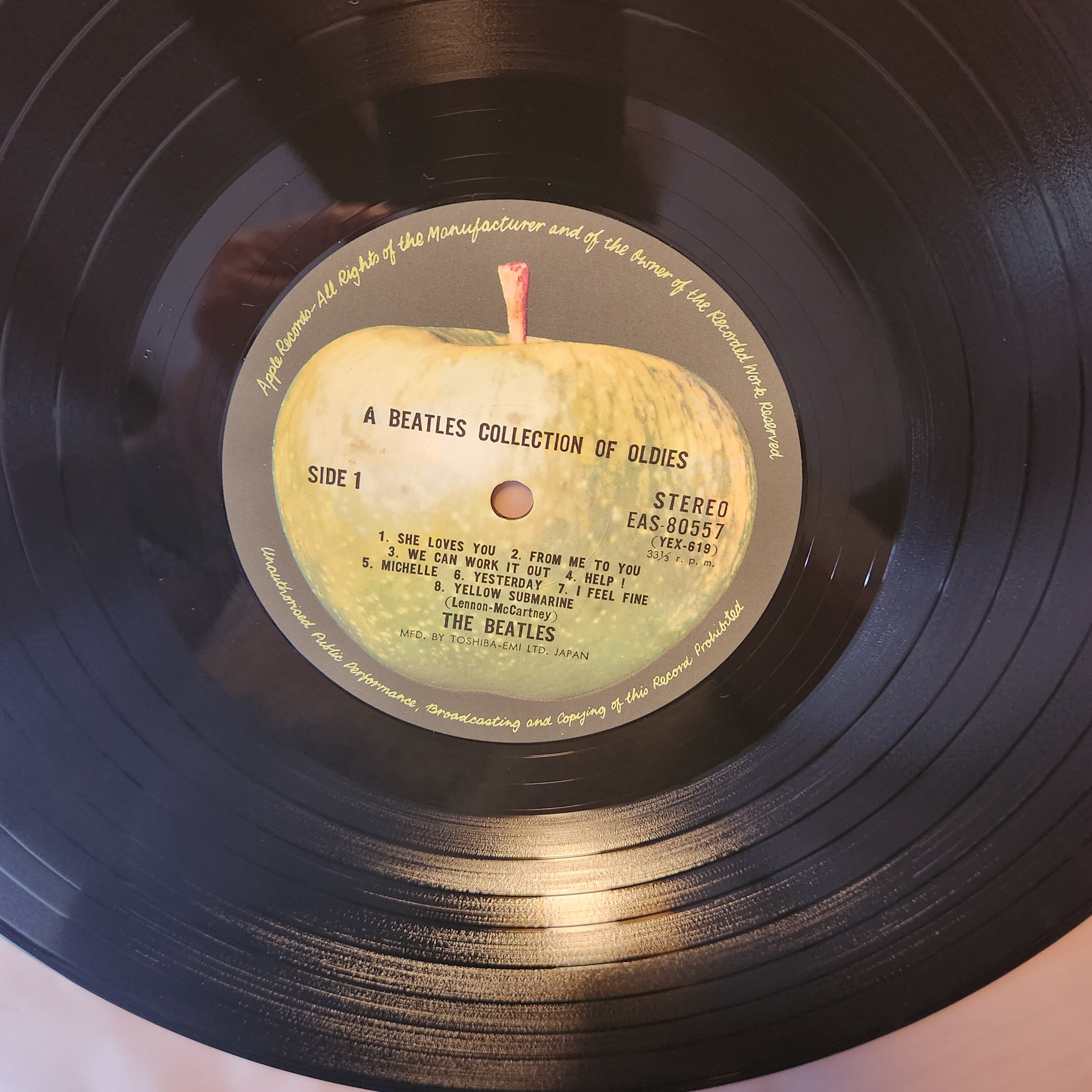 The Beatles/a Collection of Beatles Oldies/lp C1980s/apple Records/eas ...
