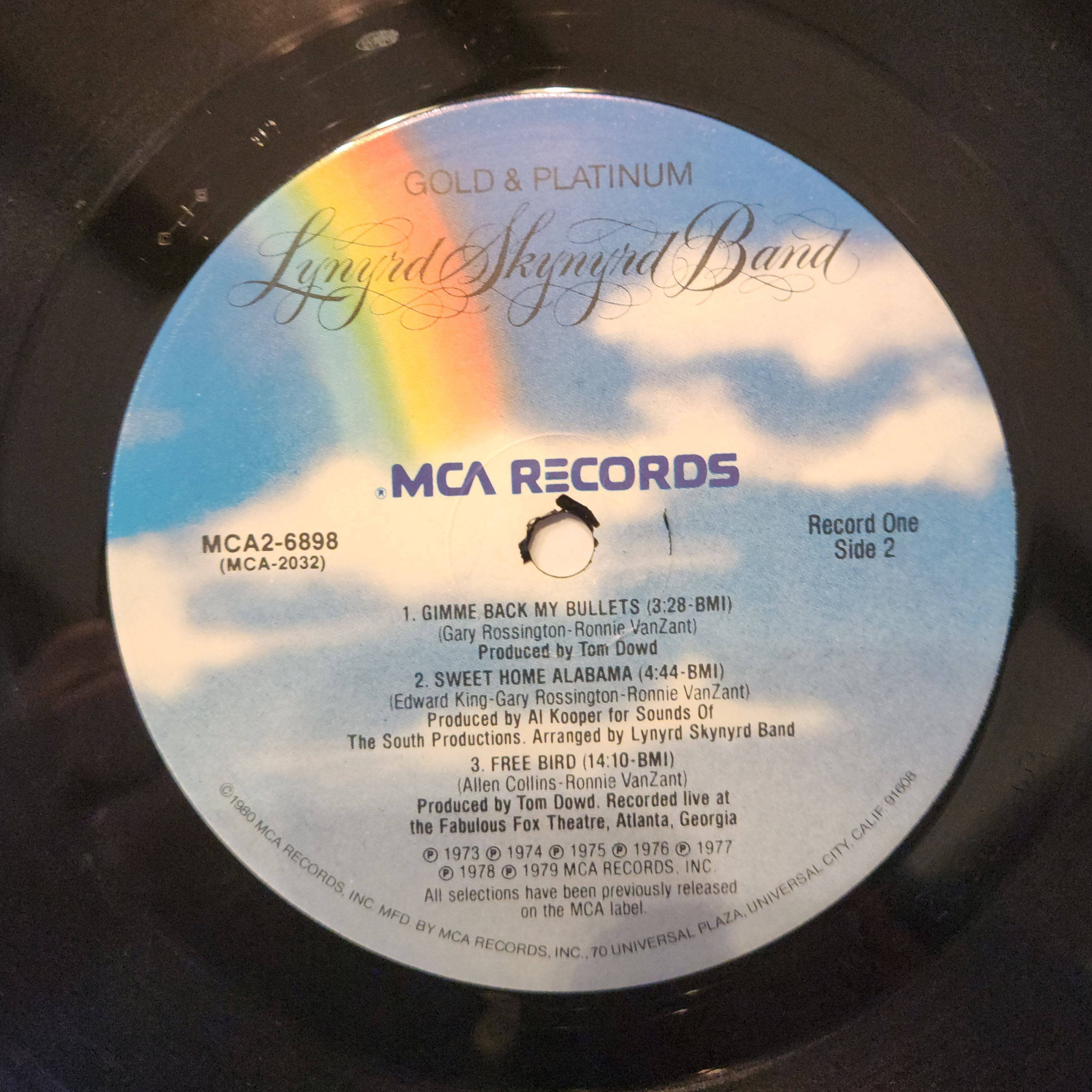 Lynyrd Skynyrd Gold and Platinum C1979 MCA Records MCA2-6898 Awesome Vintage Copy Gatefold Copy ...