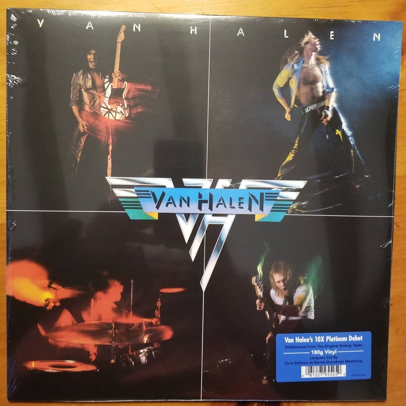 Van Halen Debut Lp Audiophile Copy 180gm Vinyl Warner Records Sealed ...