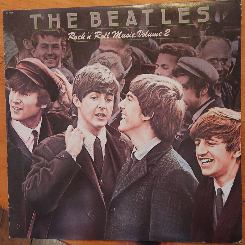 The Beatles Rock N Roll Volume 2 Original Green Capitol Label SN 16021 ...