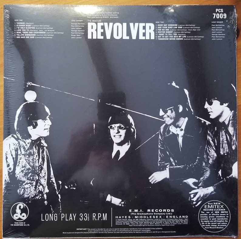 The Beatles Revolver LP C2012 Reissue Parlophone/apple Label 180gm ...