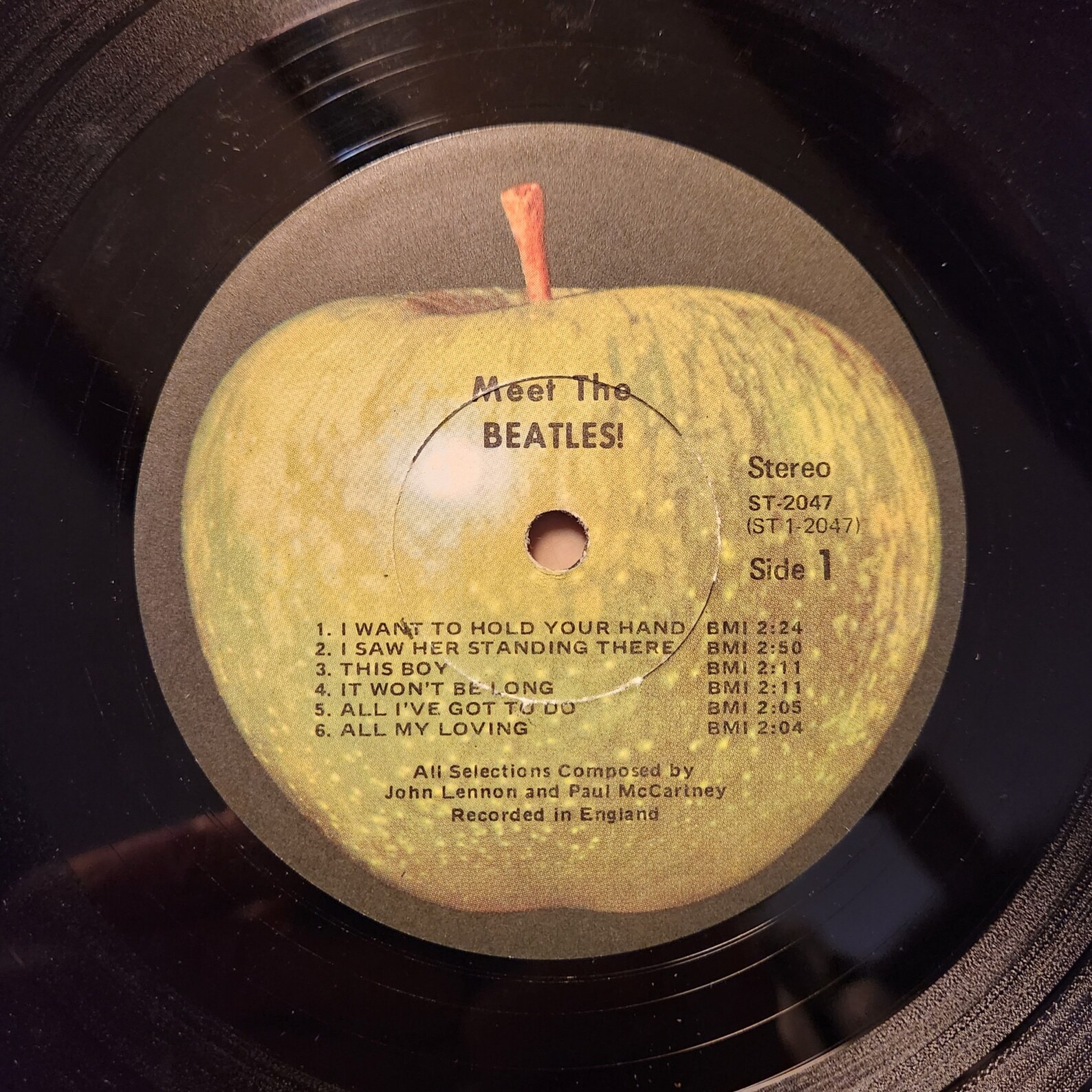 The Beatles/meet the Beatles/first Original Capitol/apple Lp to Be ...