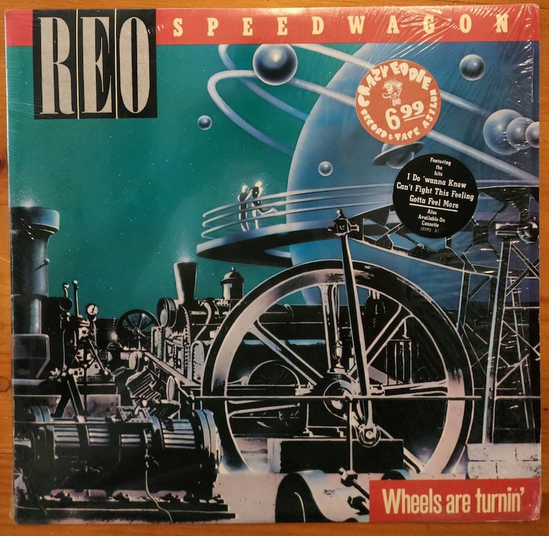 REO Speedwagon Wheels Are Turnin Epic Records QE 39593 Original Inner ...
