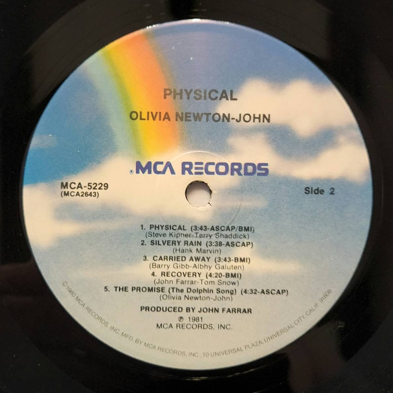 Physical Olivia Newton John Gatefold Copy Lp MCA Records MCA-5299 Near ...