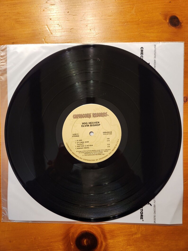 Elvin Bishop Hog Heaven Original LP Out of Print Capricorn Records Copy ...