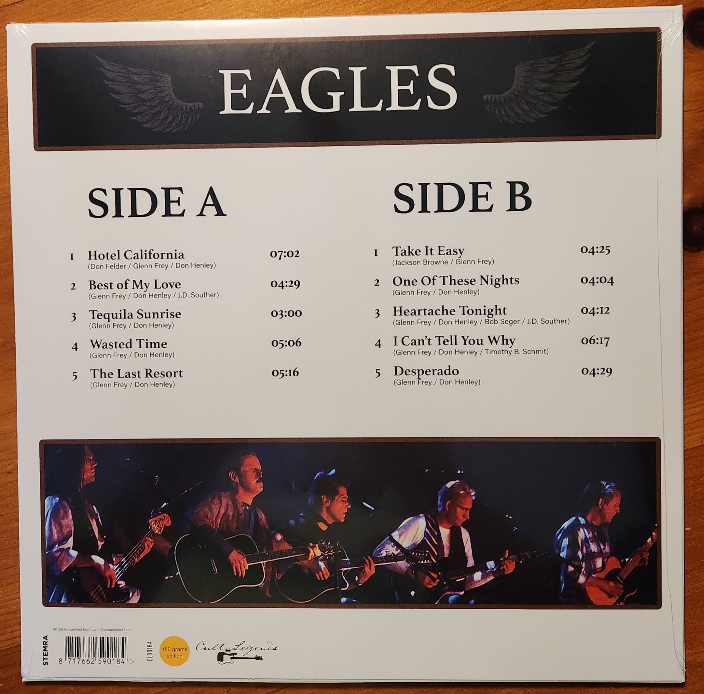 Eagles/unplugged April 25th 1994/LP/ Sealed/stemra Records/cl90184 ...