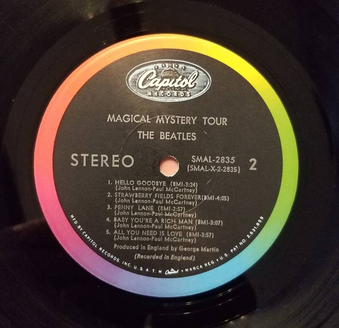 The Beatles Magical Mystery Tour LP C1967 Capitol SMAL 2835 With ...
