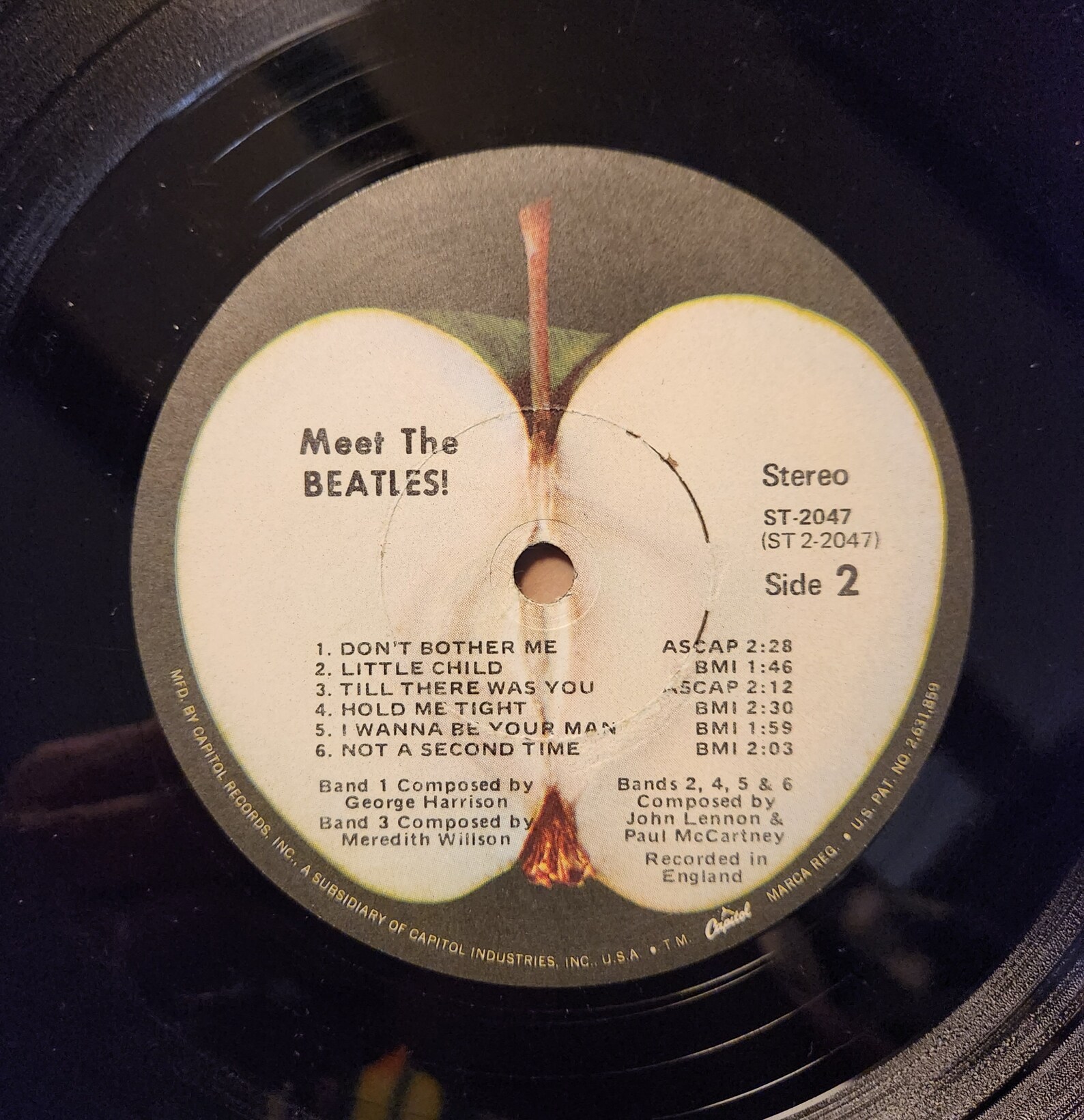 The Beatles/meet the Beatles/first Original Capitol/apple Lp to Be ...