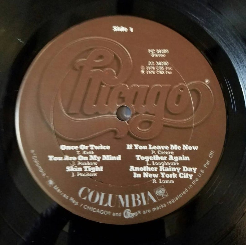 Chicago No-10 Lp Columbia Records PC 34200 C1976 Jacket Awesome and ...