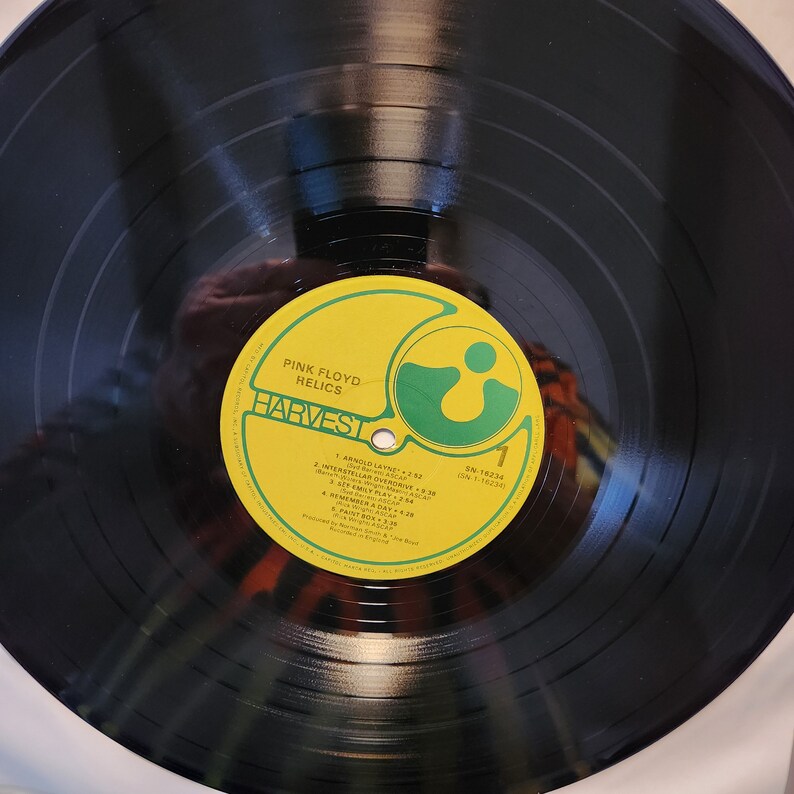 Pink Floyd/relics/harvest Records/sn-16234/lp/in Excellent Condition ...