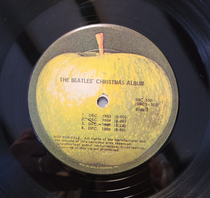 The Beatles/1970 Beatles Christmas Album/fan Club Christmas Album/vinyl ...