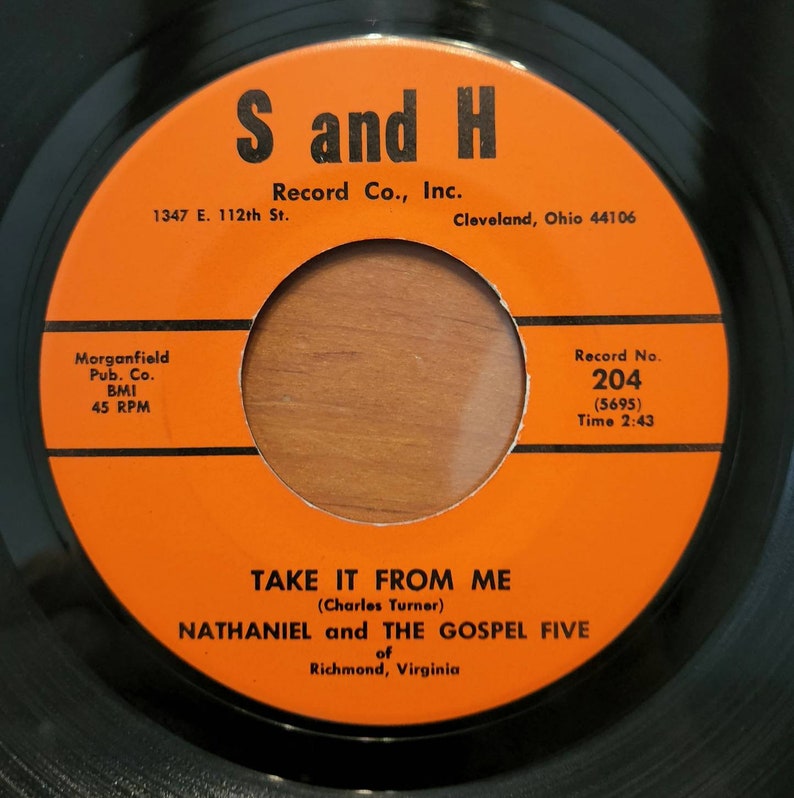 Nathaniel and the Gospel Five Somebody Needs It Now Take It From Me S ...