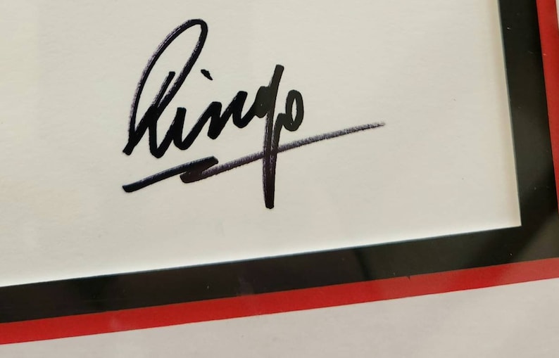 Ringo Starr Hand Singed Artist Proof Lithograph 2 of 4 Handled by Ringo ...