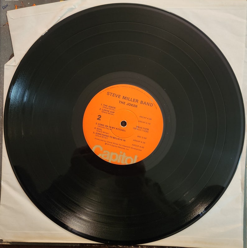 Steve Miller Band/the Joker/capitol Records/lp/smas 11235/this Lp is ...