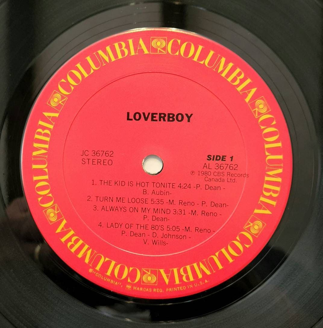 Loverboy Self Titled LP Columbia Records Original C1980 Copy - Etsy