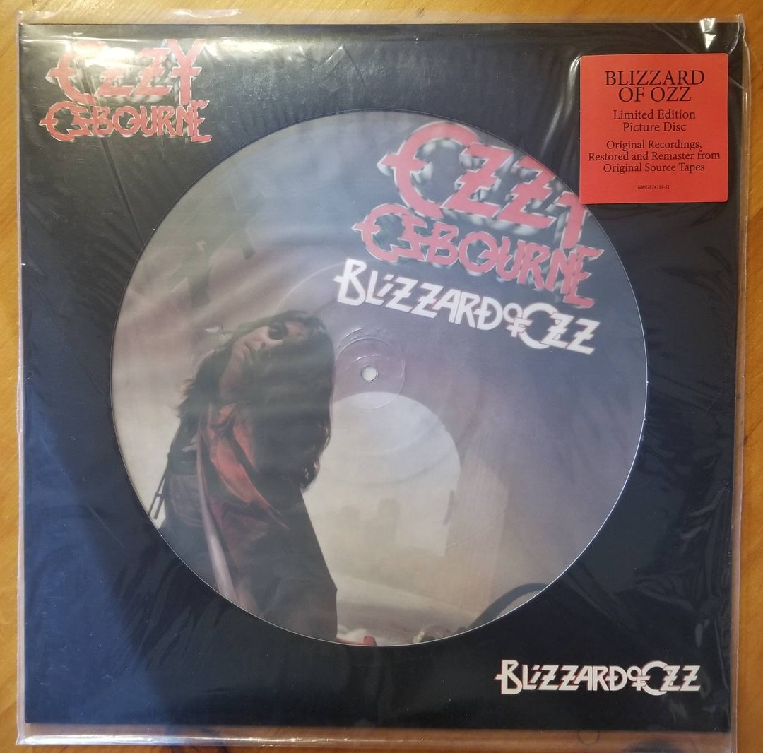 Ozzy Ozbourn Limited Edition Picture Disc Epic Records C2011 - Etsy