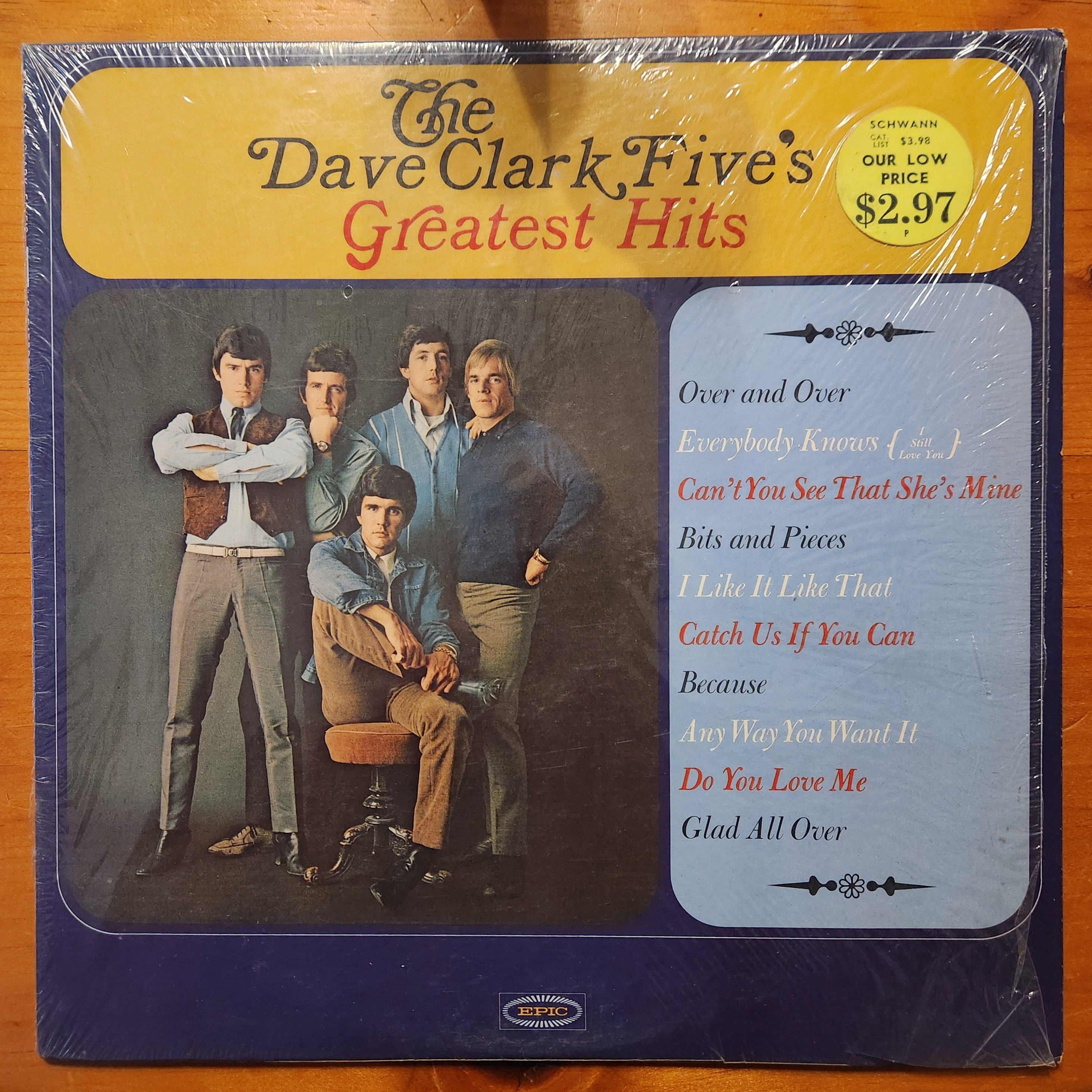 Dave Clark Five/greatest Hits Epic Records/ln 21485/the Jacket is ...