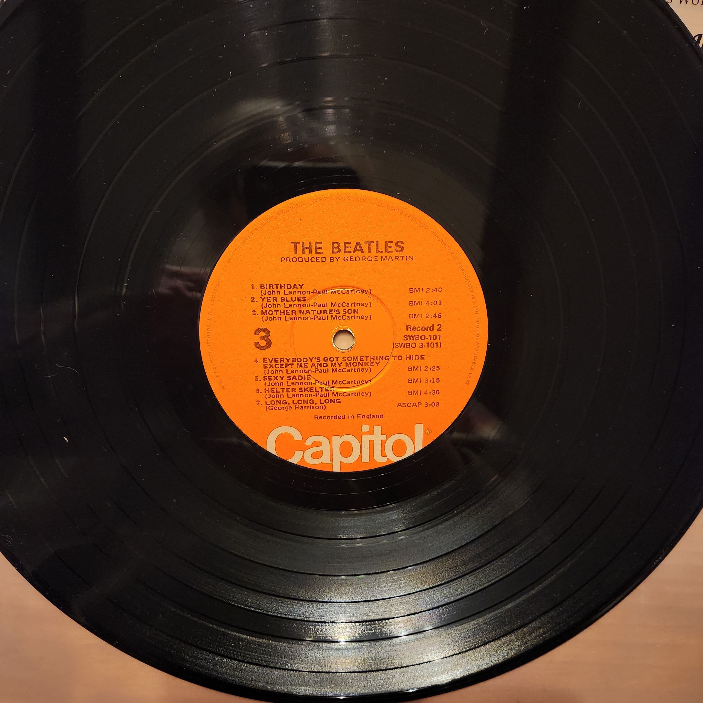 The Beatles White Album Capitol Records Rare Lp and Long Out - Etsy