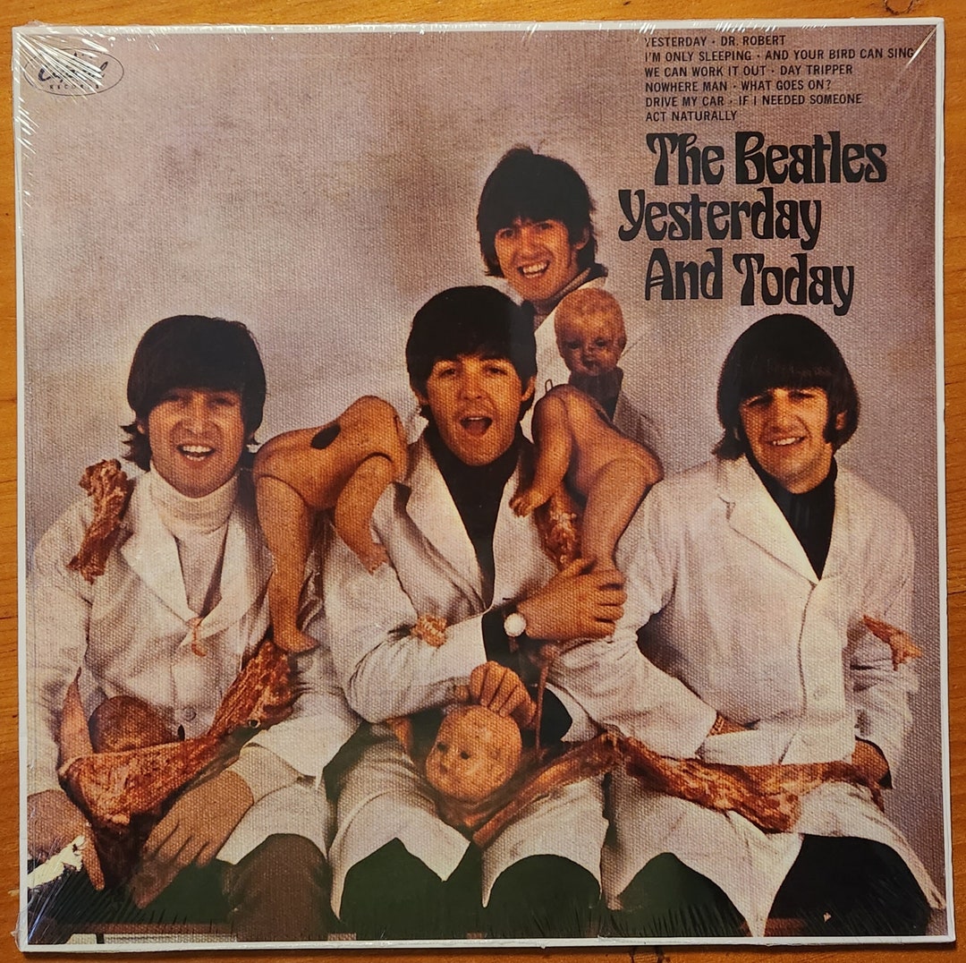 The Beatles Butcher Block Cover Yesterday and Today Colored - Etsy