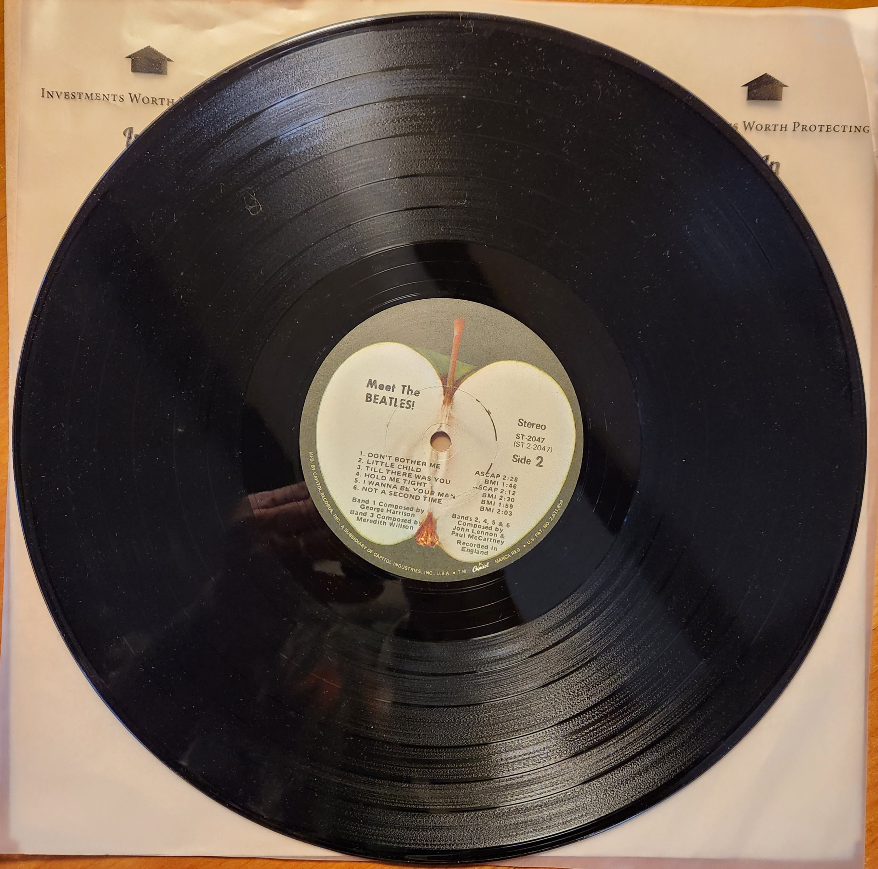 The Beatles/meet the Beatles/first Original Capitol/apple Lp to Be ...
