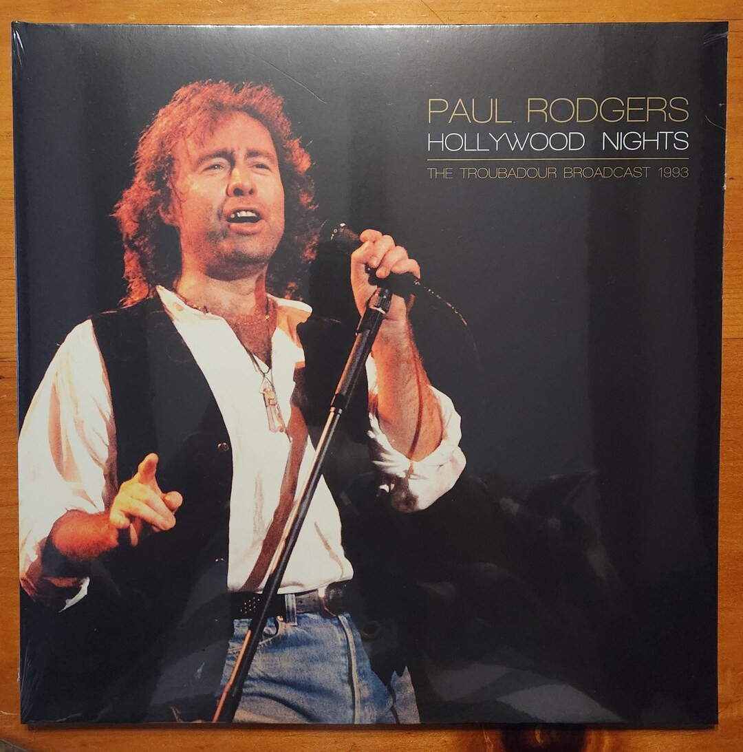 Paul Rodgers/bad Company/one Awesome Lp/the Troubadour Broadcast 1993 ...