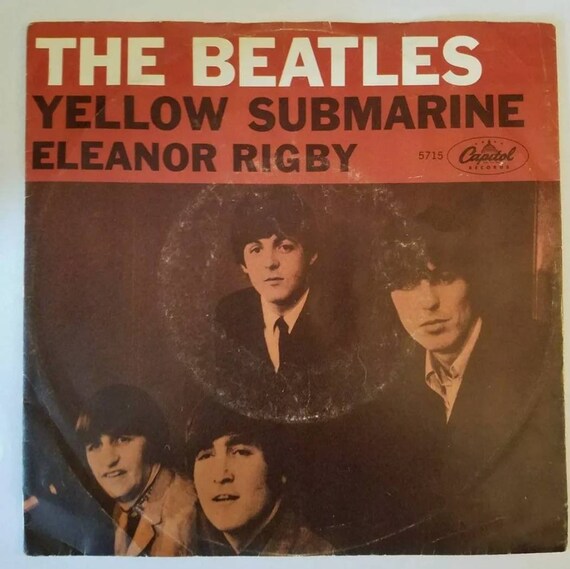 Collectibles The Beatles 45 rpm Eleanor Rigby Yellow Submarine from the ...