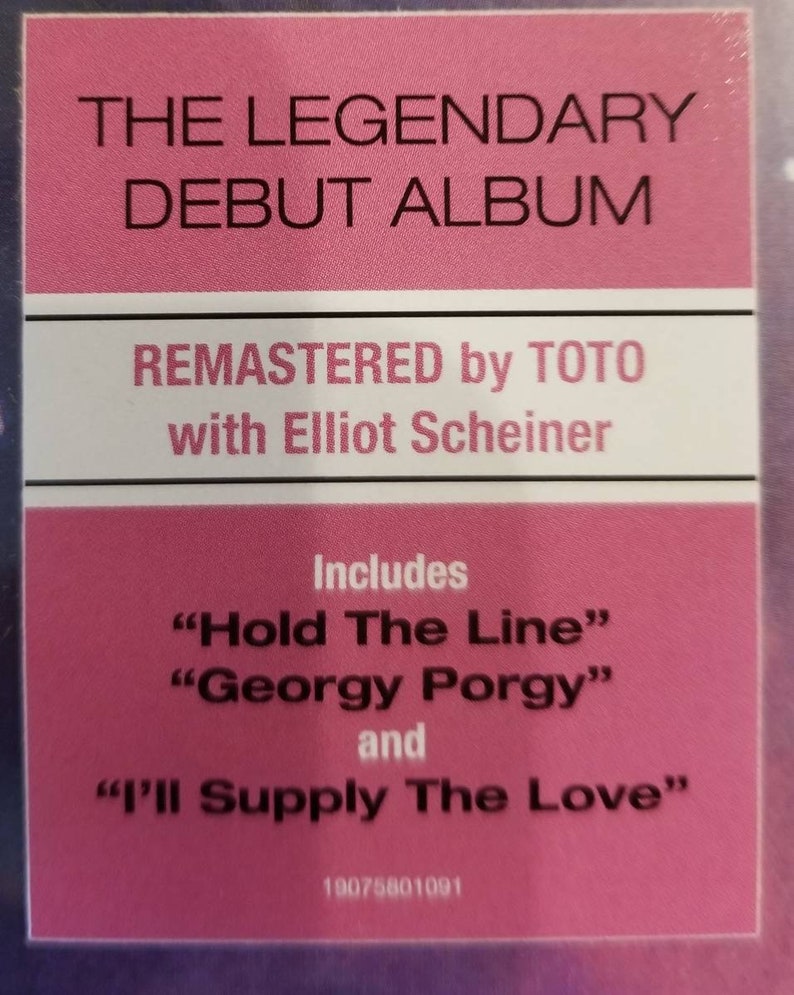 Toto the Legendary Debut Album Comes W/10 Original Tunes C2018 Columbia ...