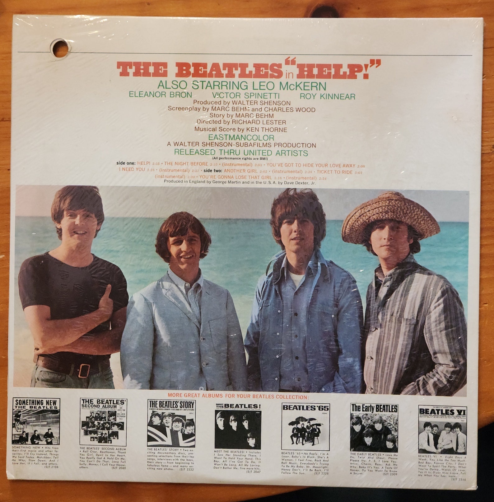 The Beatles Help Original Motion Picture Soundtrack Capitol Records ...