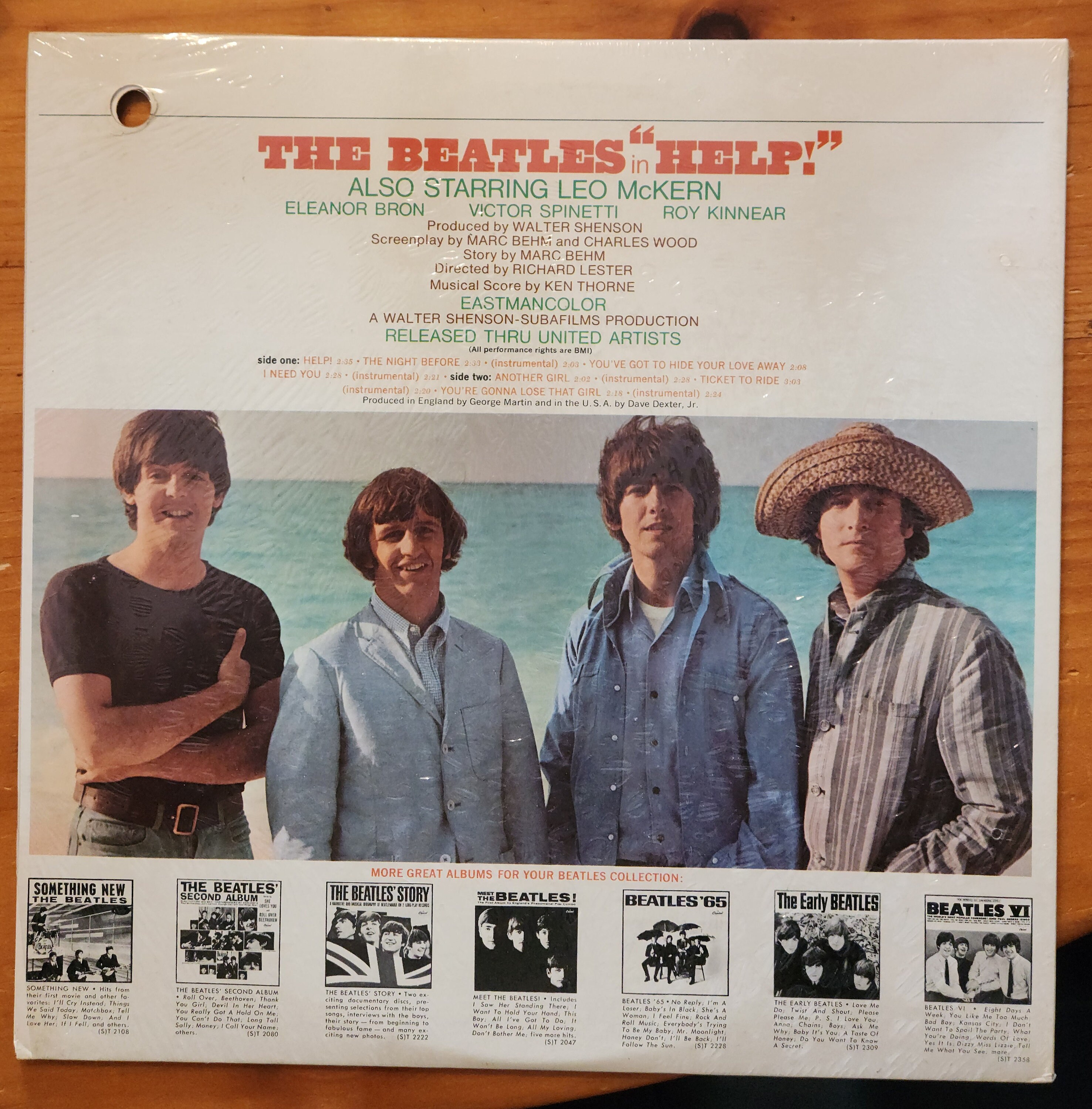The Beatles Help Original Motion Picture Soundtrack Capitol Records ...