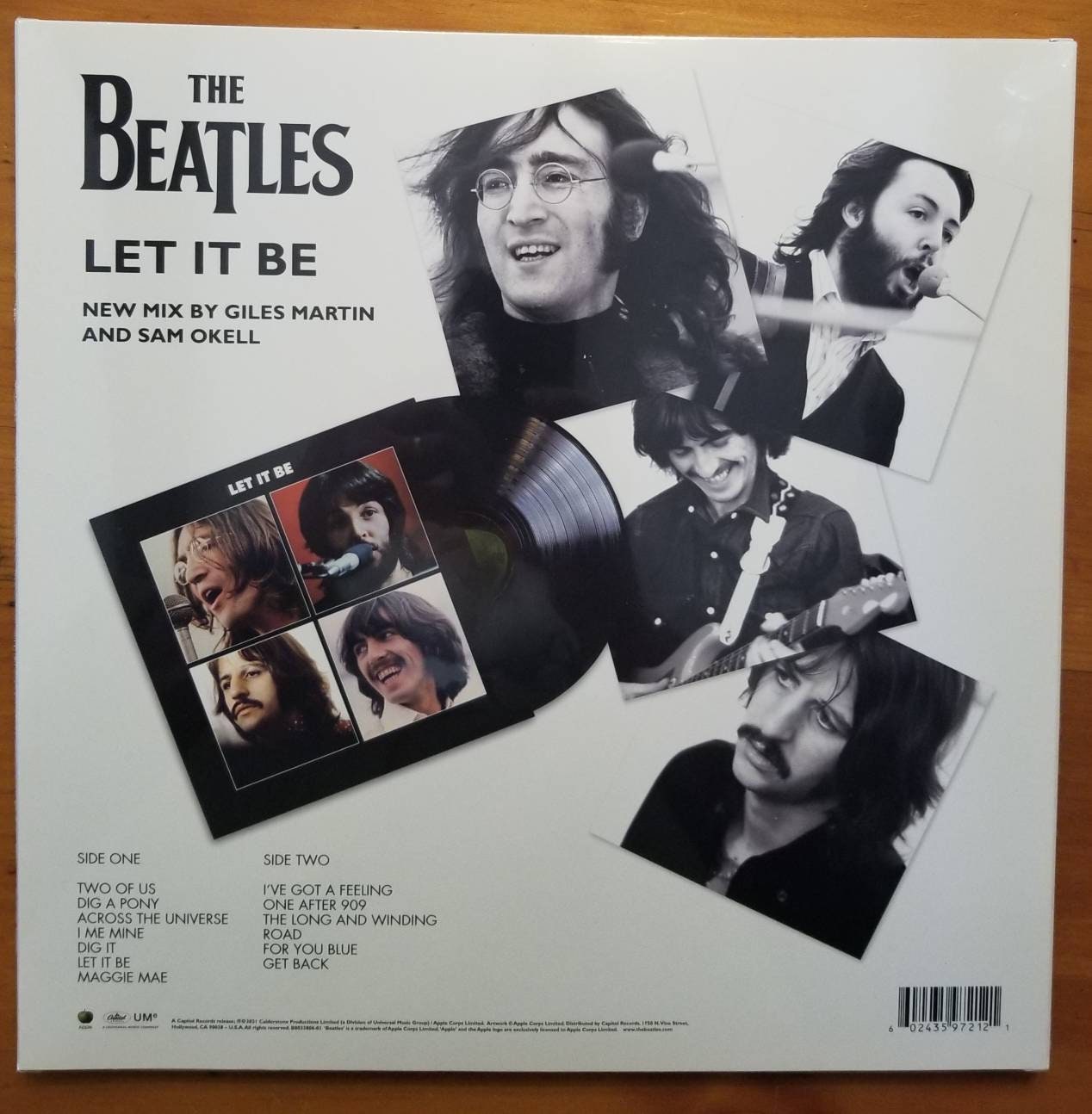 The Beatles Let It Be LP Mixes by Giles Martin 2021 New Reissue Apple ...