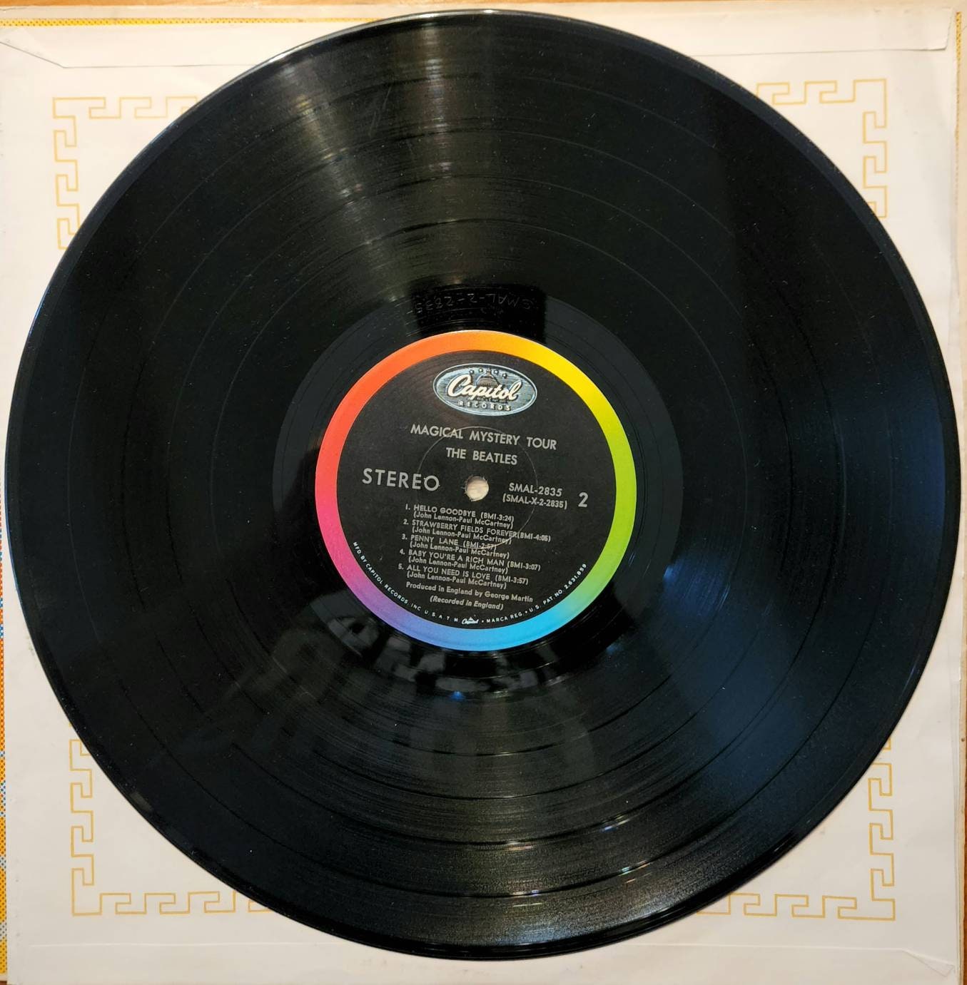 The Beatles Magical Mystery Tour LP C1967 Capitol SMAL 2835 With ...