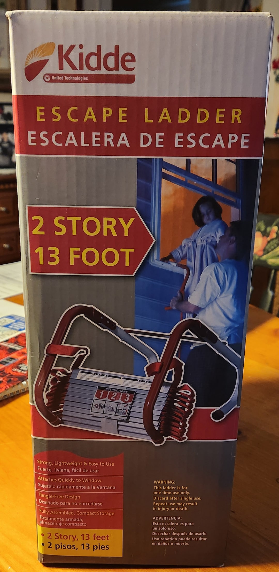 Kiddie/13 Step Fire Ladder/2 Story Ladder/new in Box/never Used/the ...