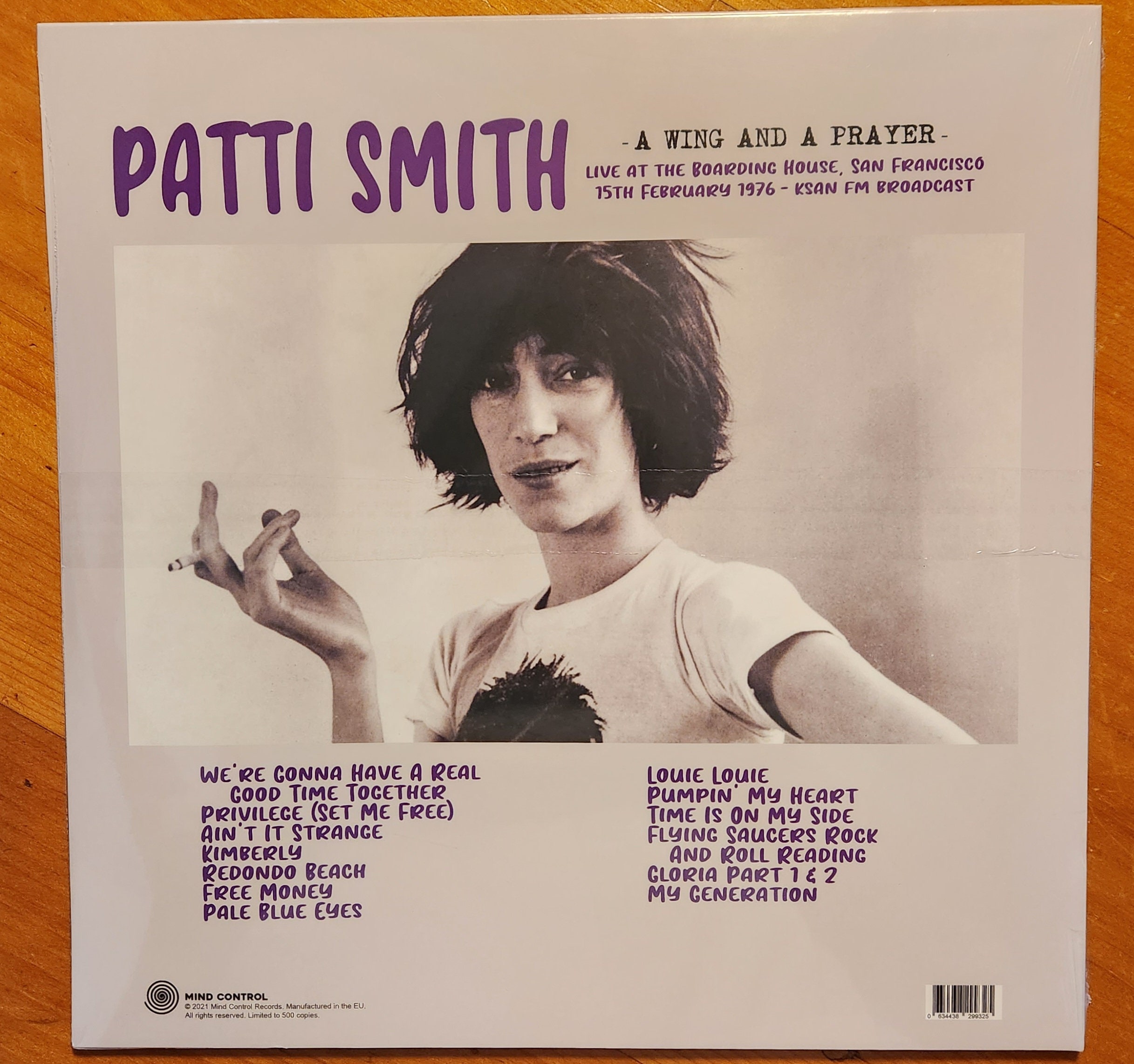 Patti Smith/a Wing and A Prayer/ksan Fm Broadcast 1976/mind Control ...
