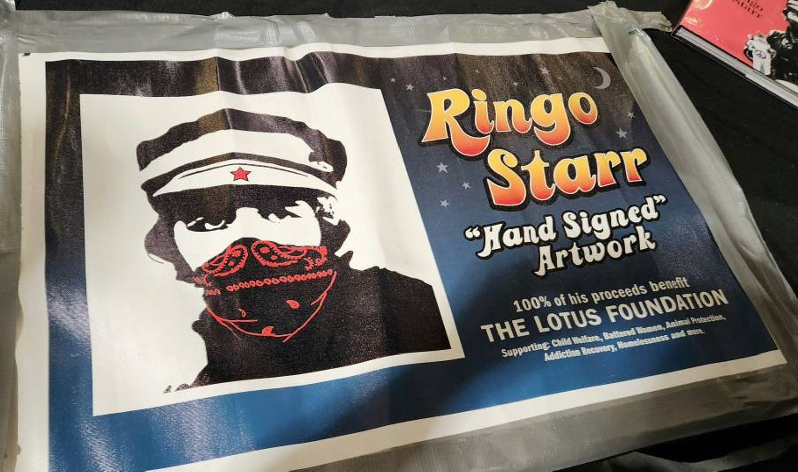 Ringo Starr Hand Singed Artist Proof Lithograph 2 of 4 Handled by Ringo ...
