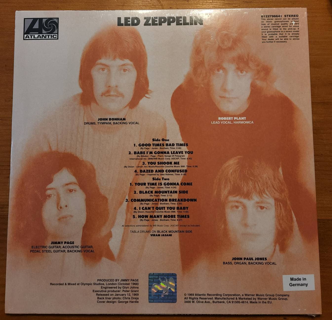 Led Zeppelin I DEBUT Atlantic LP Sealed Condition Hard to Find ...