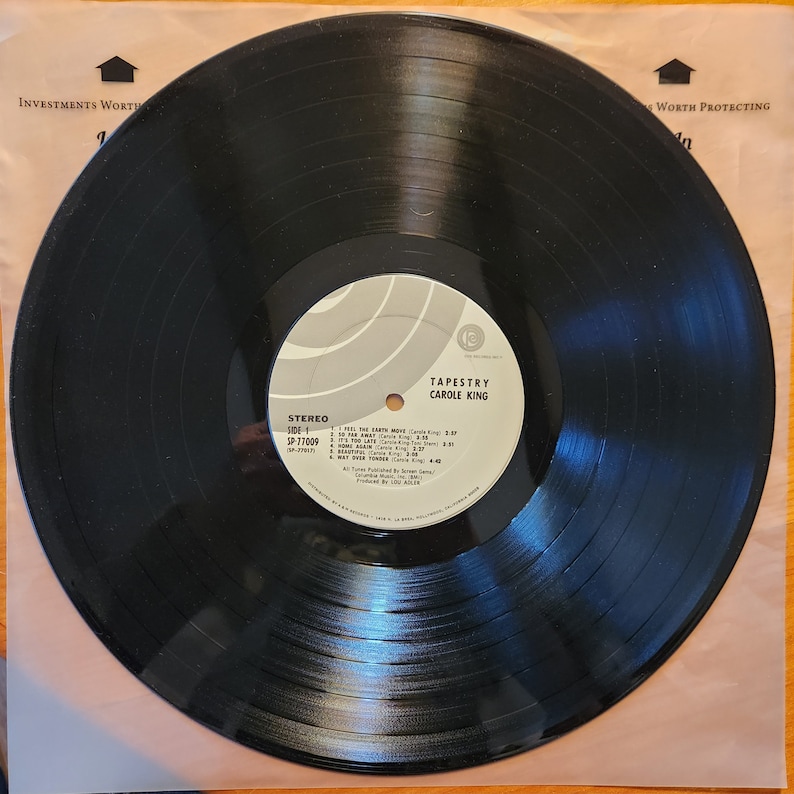 Carole King/tapestry LP Ode Records SP-77009 Gatefold Copy Original ...