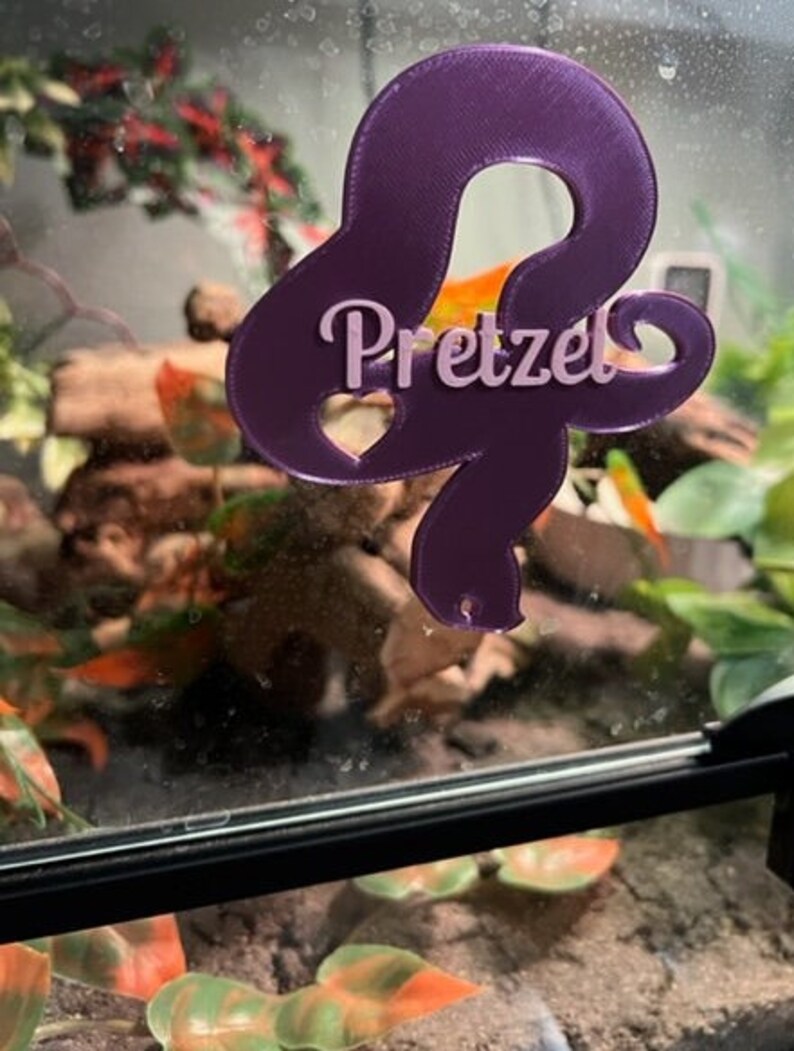 Custom Snake Name Tag/hognose Name Plate/personalized - Etsy