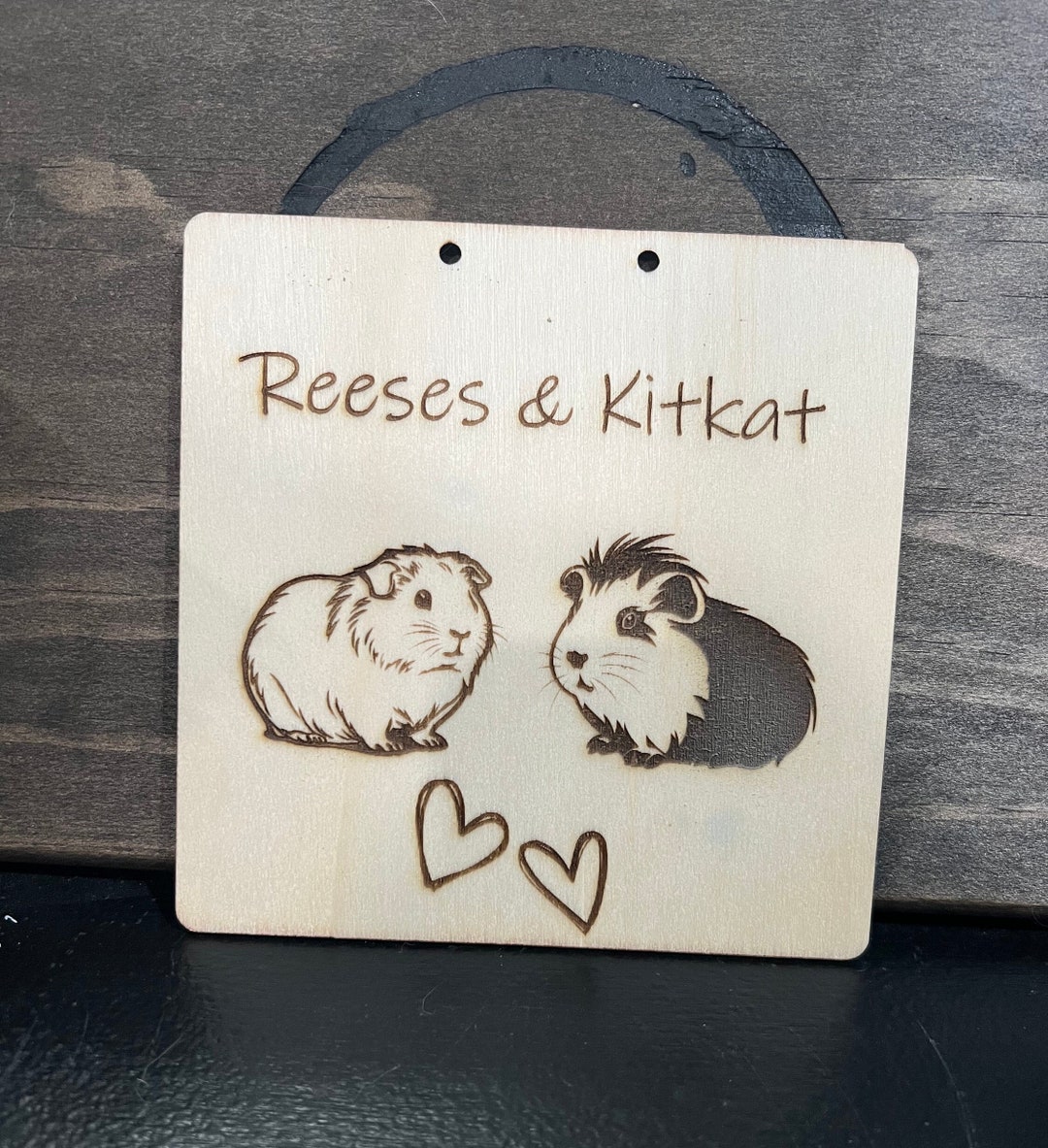 Custom Guinea Pig Name Tag/piggy Cage Tag/personalized Guinea Pig Cage ...