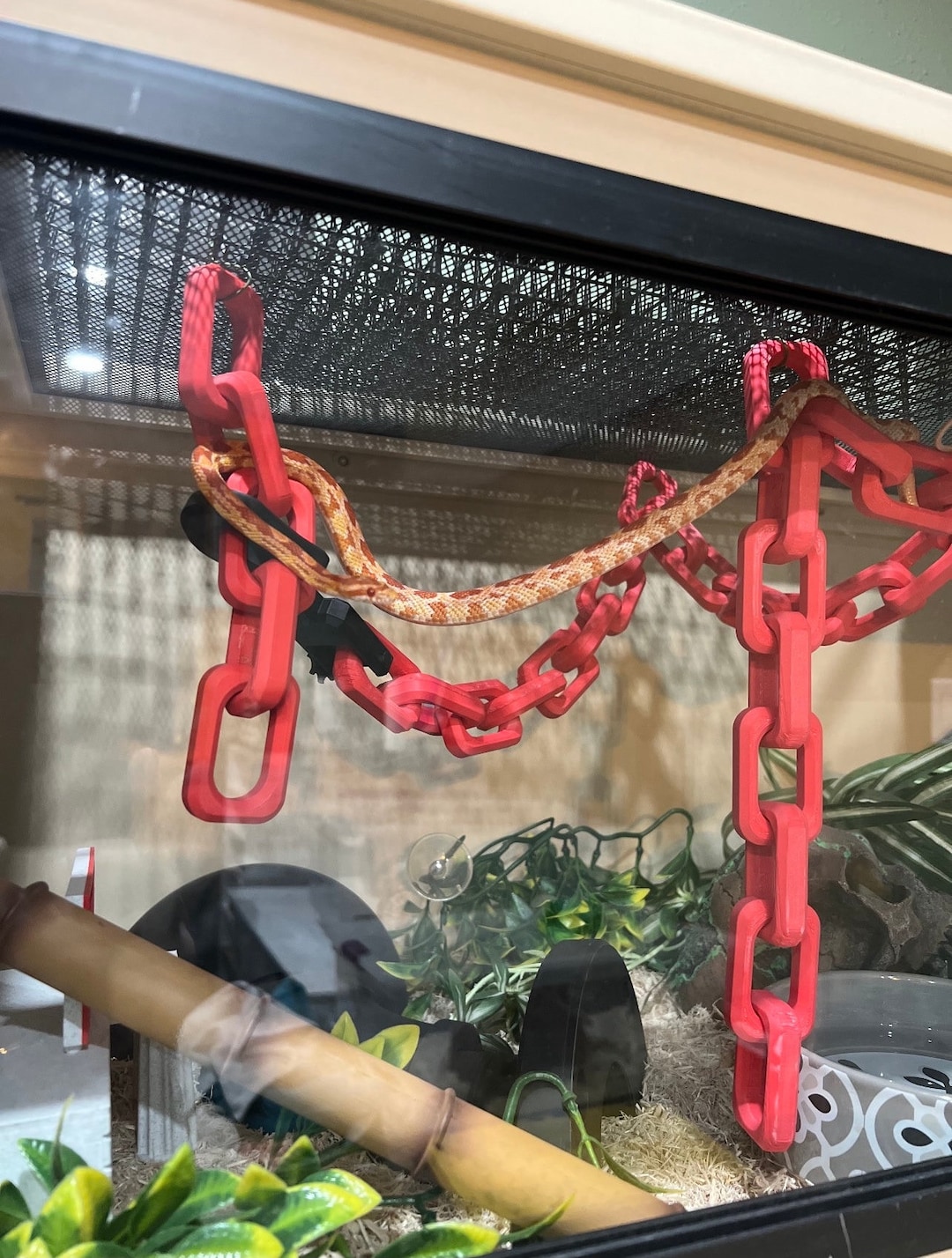 Reptile Climbing Chain/reptile Tank Enrichment/snake Climber/lizard ...