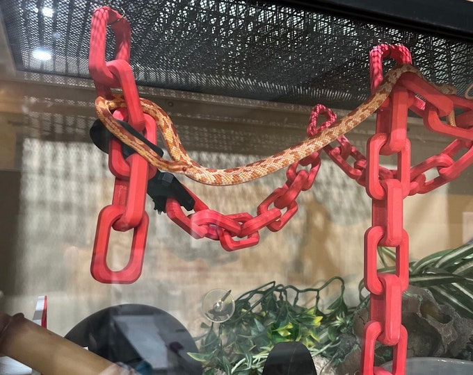 Reptile Climbing Chain/reptile Tank Enrichment/snake Climber/lizard ...