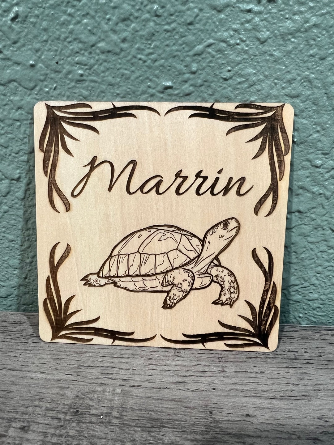Custom Tortoise Name Tag/turtle Terrarium Tag/reptile Name Tag - Etsy