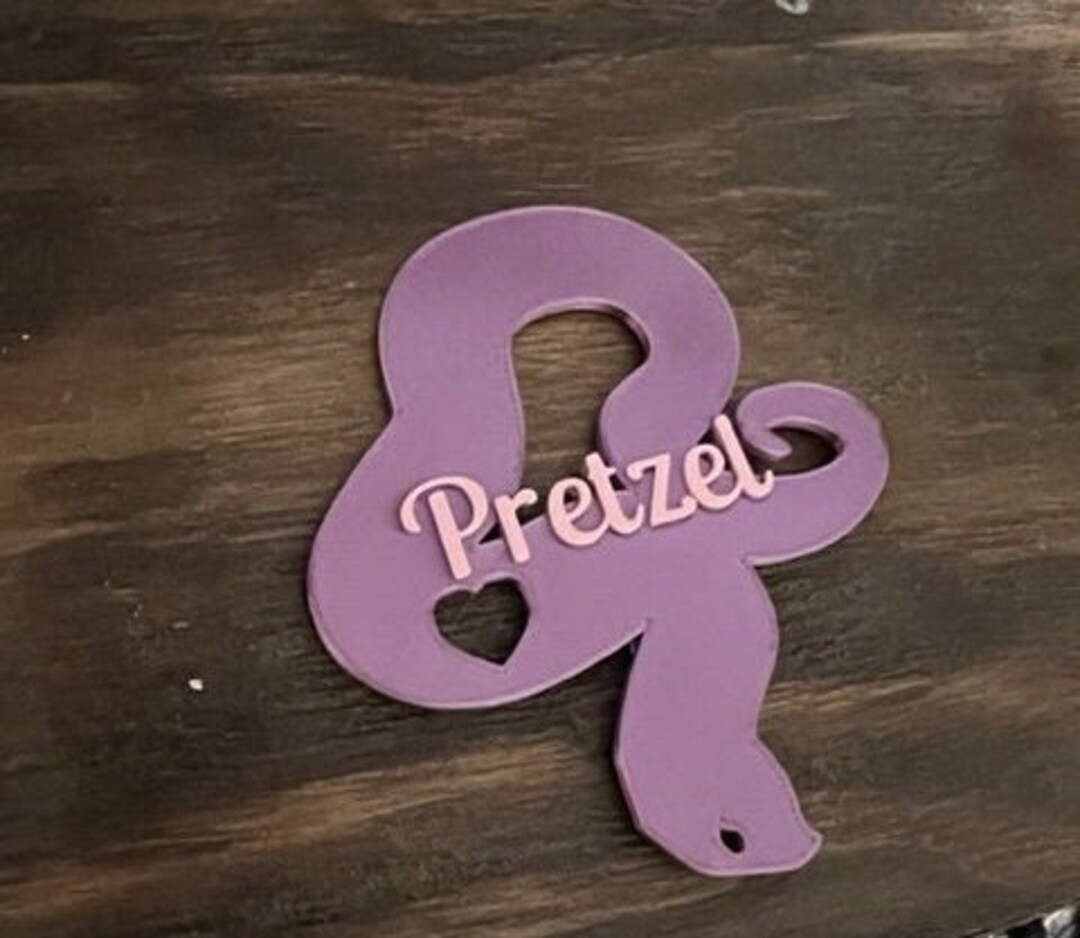 Custom Snake Name Tag/hognose Name Plate/personalized - Etsy