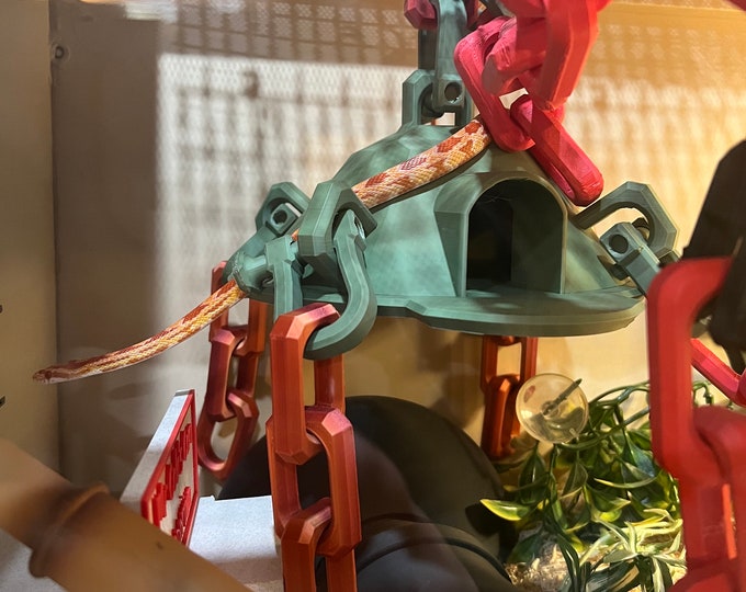 Custom Suspended Reptile Hide/snake Hide/ Gecko Hide/chameleon/ Reptile ...