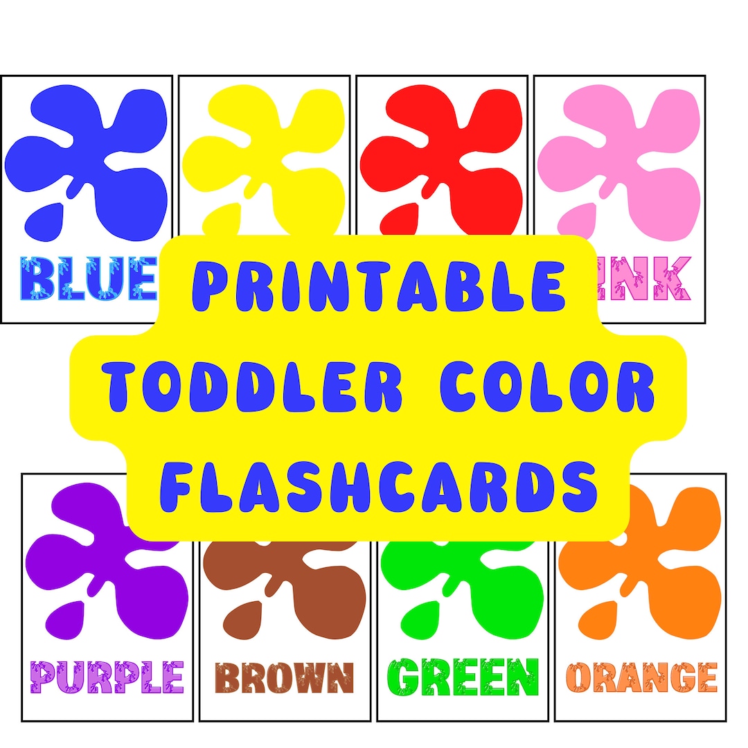 Tarjetas didácticas de colores para niños pequeños. Coincidencia de ...
