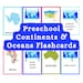 Continents and Oceans Flashcards Printables: World Geography Card Game ...