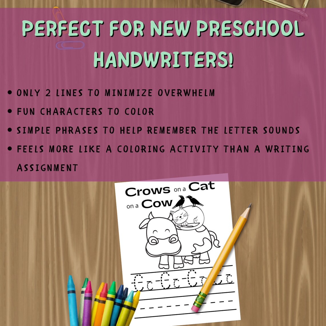 Printable Alphabet Handwriting Coloring Book Pages for Preschoolers - Etsy